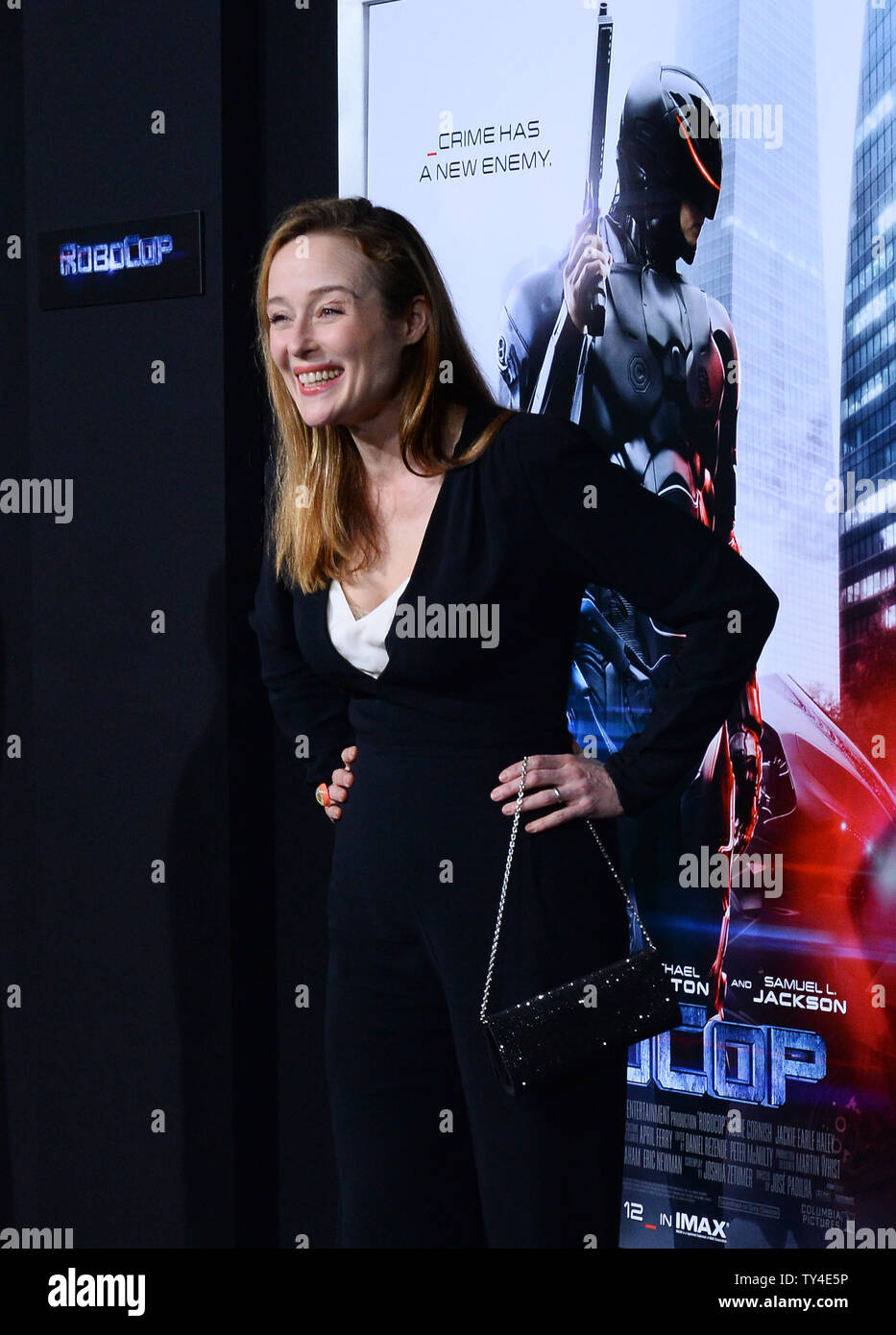 Cast member Jennifer Ehle attends the premiere of the sci-fi motion ...