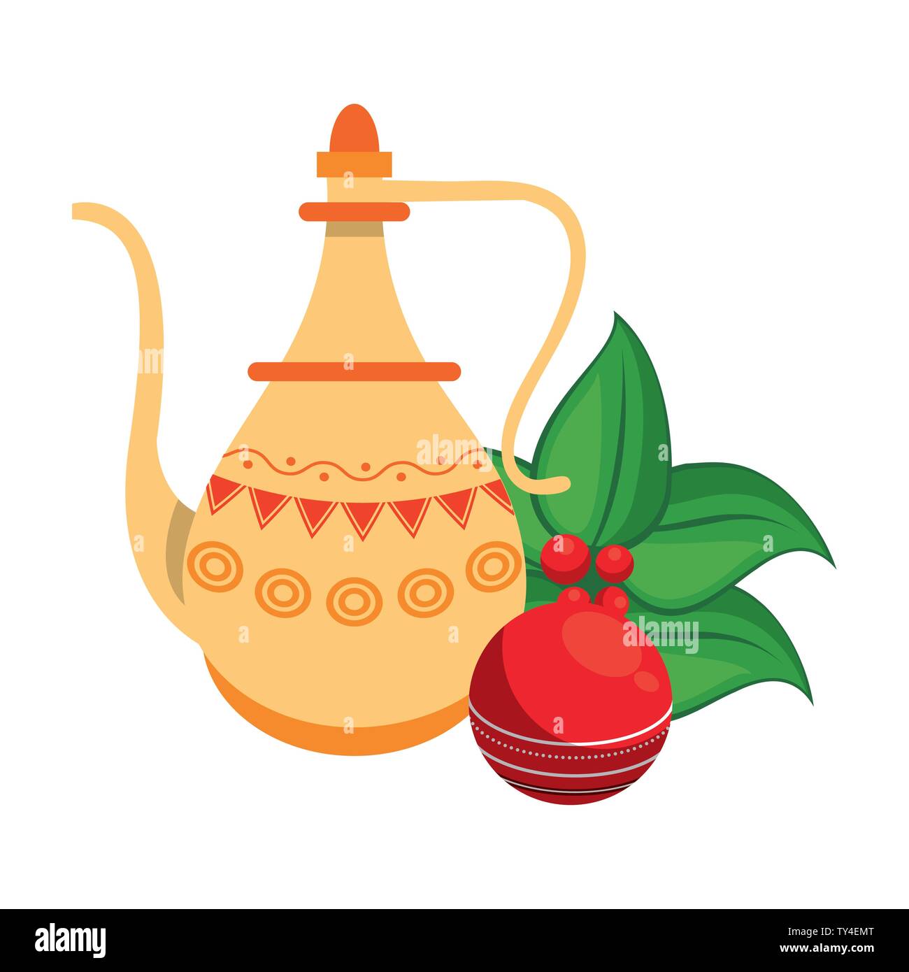 indian traditional teapot icon cartoon Stock Vector Image & Art - Alamy