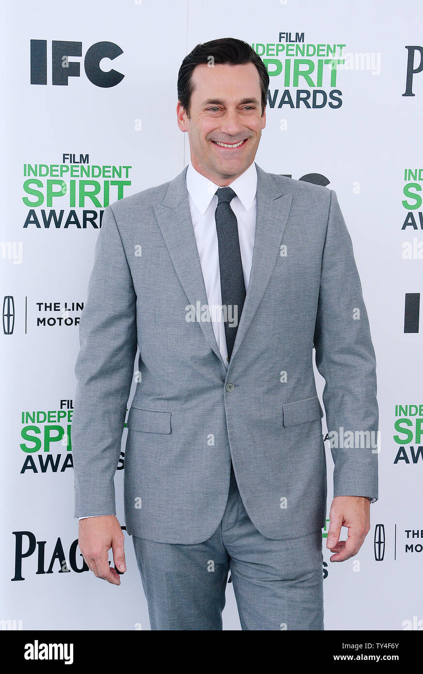 Actor Jon Hamm attends the 29th annual Film Independent Spirit Awards ...