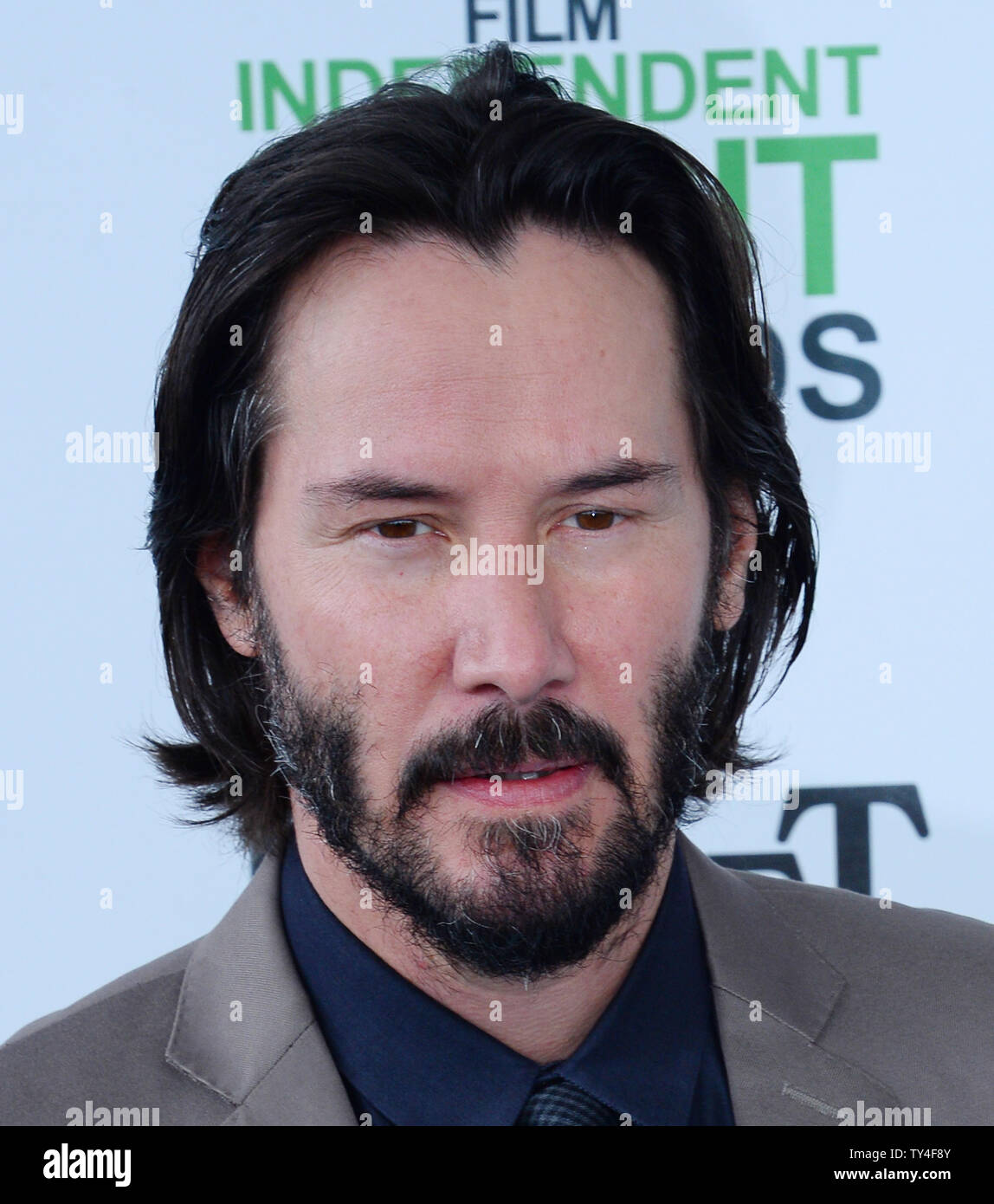 Actor Keanu Reeves attends the 29th annual Film Independent Spirit ...