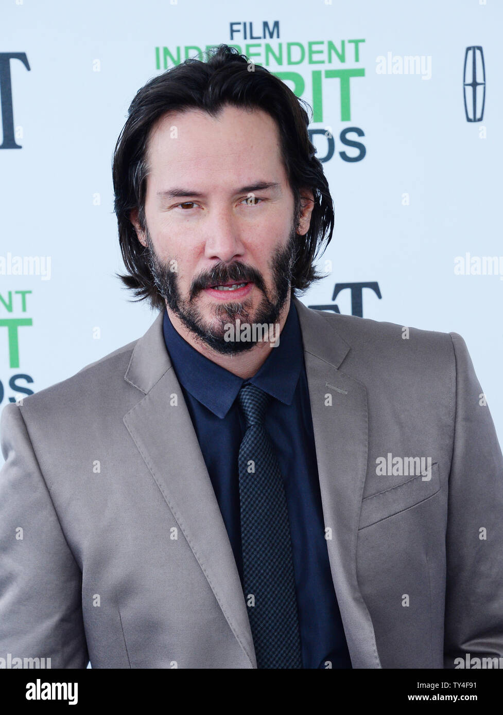 Actor Keanu Reeves attends the 29th annual Film Independent Spirit ...