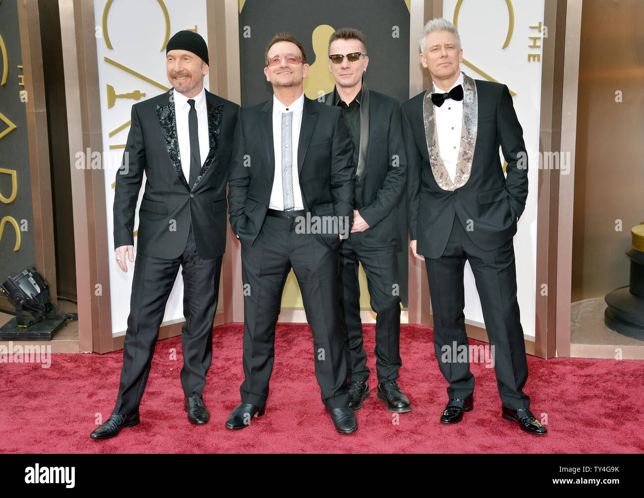 The members of u2 hi-res stock photography and images - Alamy