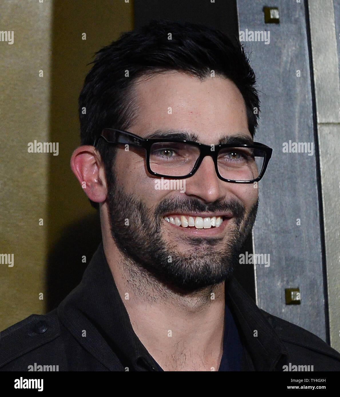 Actor Tyler Hoechlin attends the premiere of the motion picture war ...