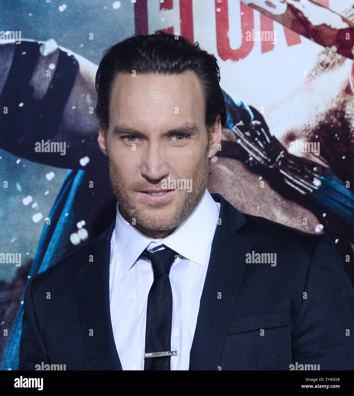 Actor Callan Mulvey attends the premiere of the motion picture war ...
