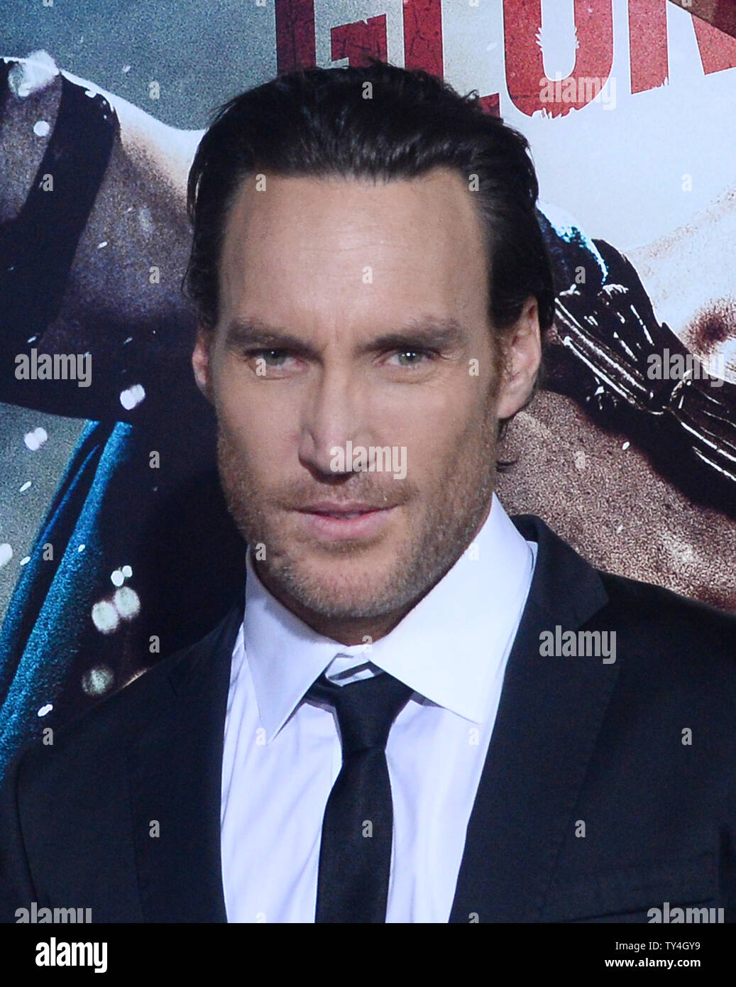 Actor Callan Mulvey attends the premiere of the motion picture war ...