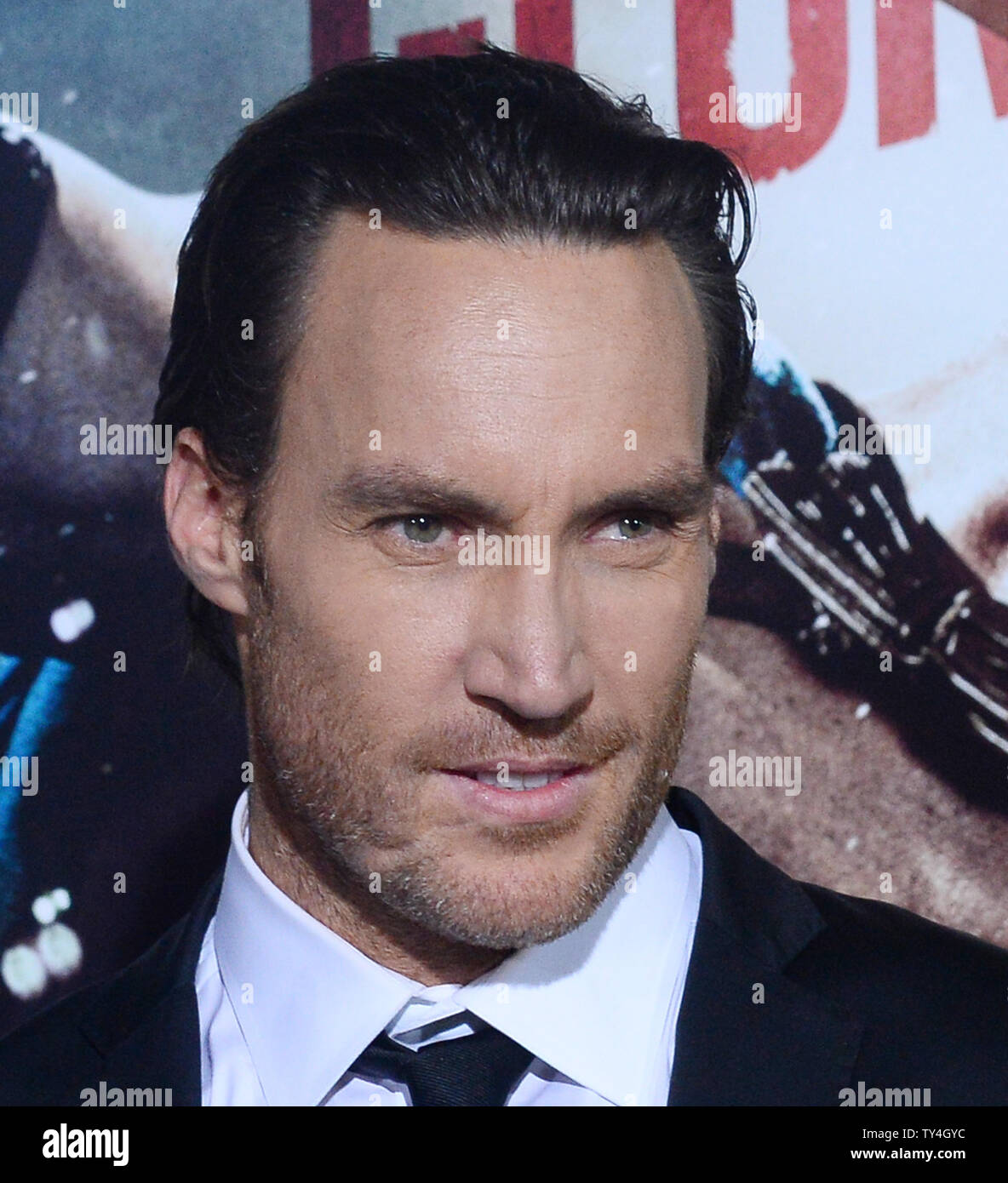 Actor Callan Mulvey attends the premiere of the motion picture war ...