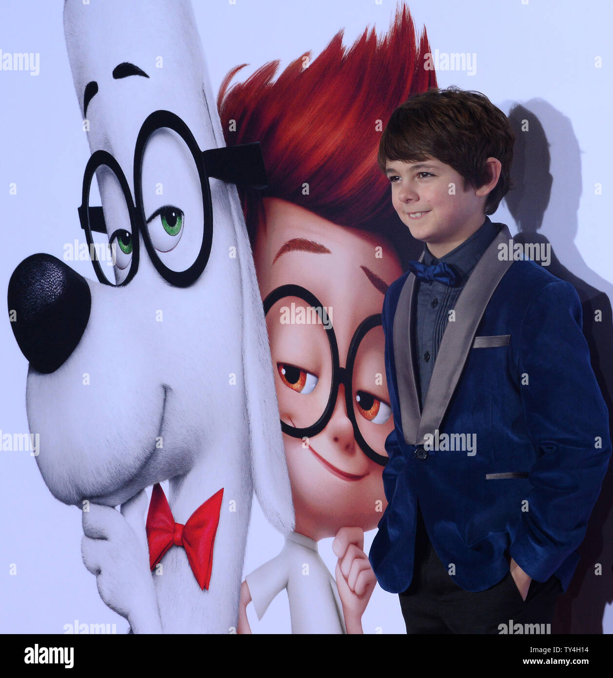 Cast member Max Charles, the voice of Sherman in the animated motion ...