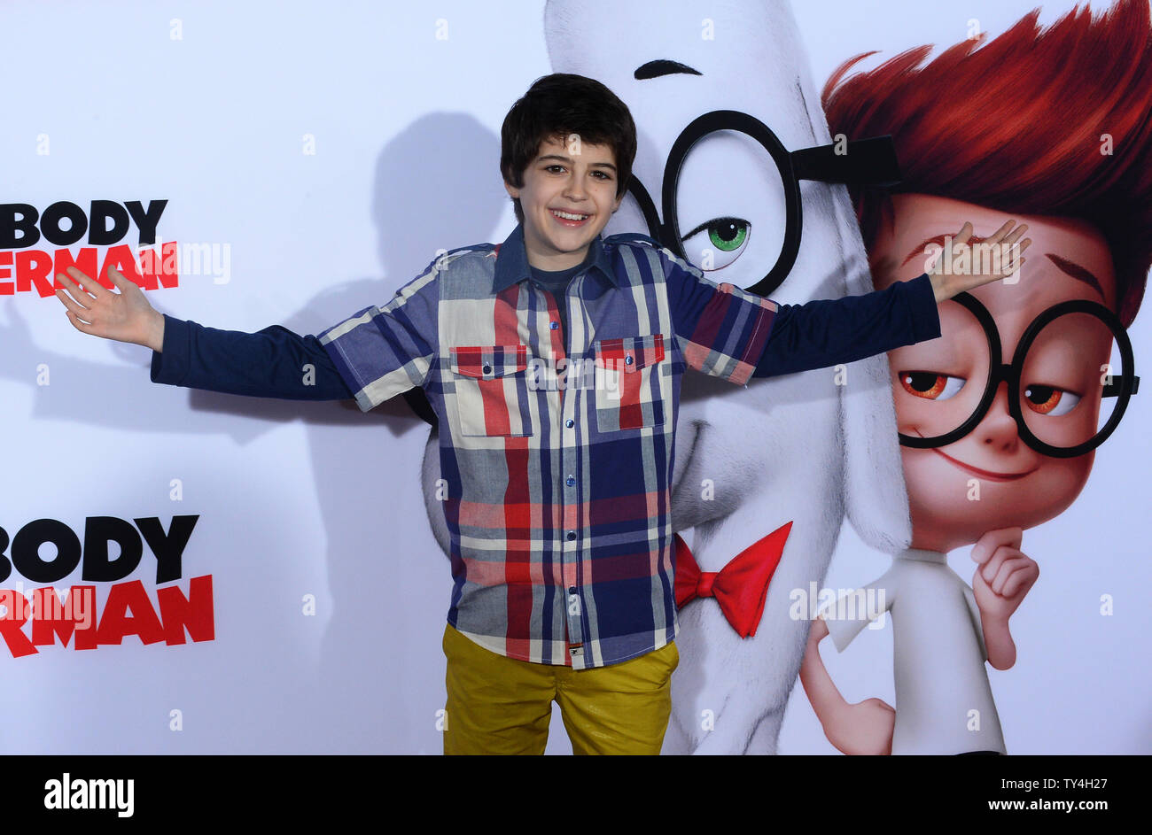 Cast member Joshua Rush, the voice of Carl in the animated motion ...