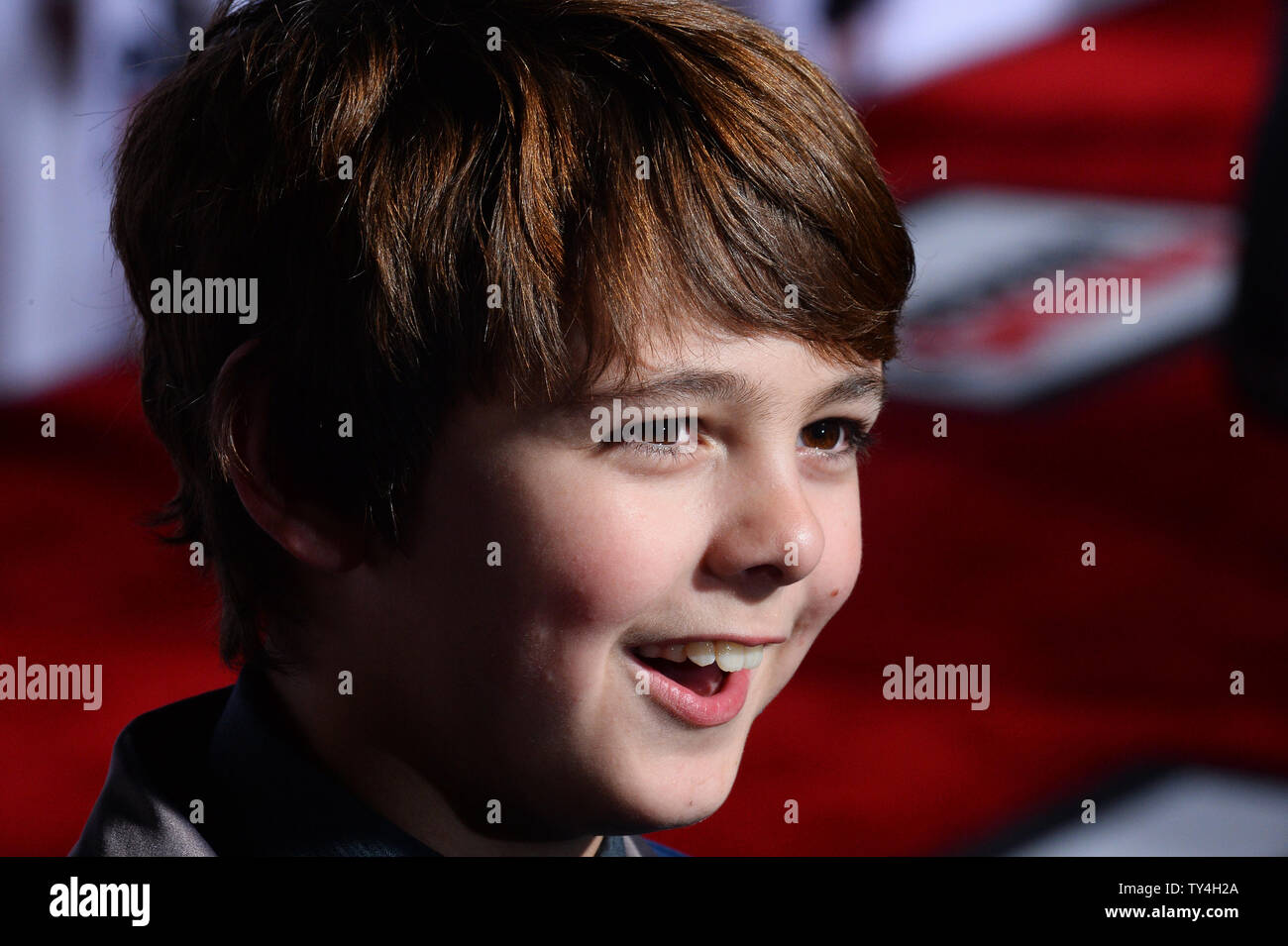 Cast member Max Charles, the voice of Sherman in the animated motion ...