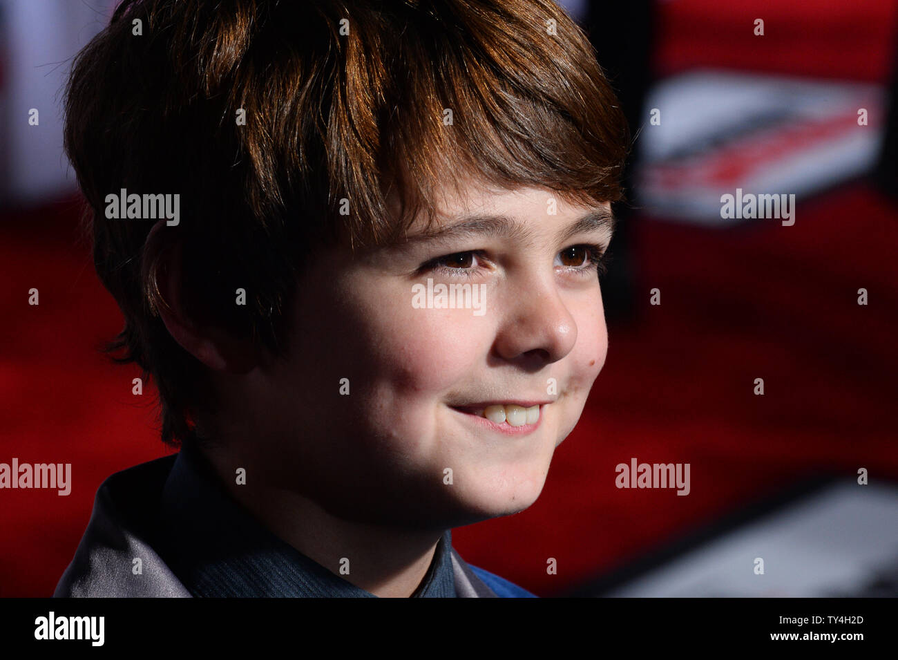 Cast member Max Charles, the voice of Sherman in the animated motion ...