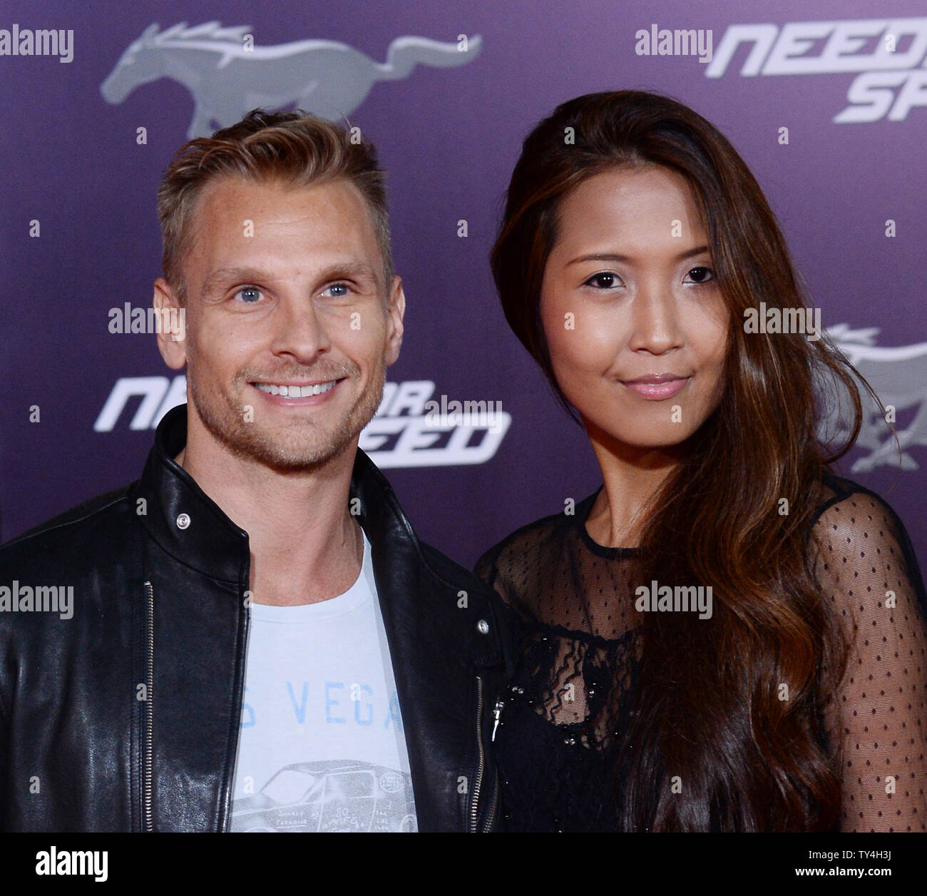 America's fitness ambassador Steve Jordan and singer Yuki Kimura attend ...