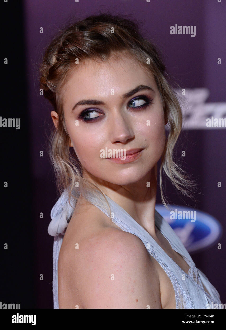 Actress imogen poots attends premiere hi-res stock photography and ...