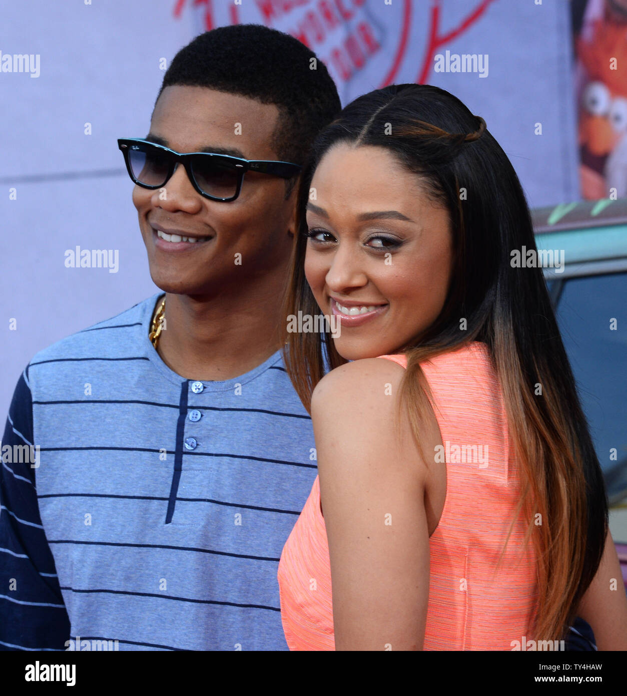 Actress Tia Mowry and her husband, actor Cory D. Hardrict attend the ...