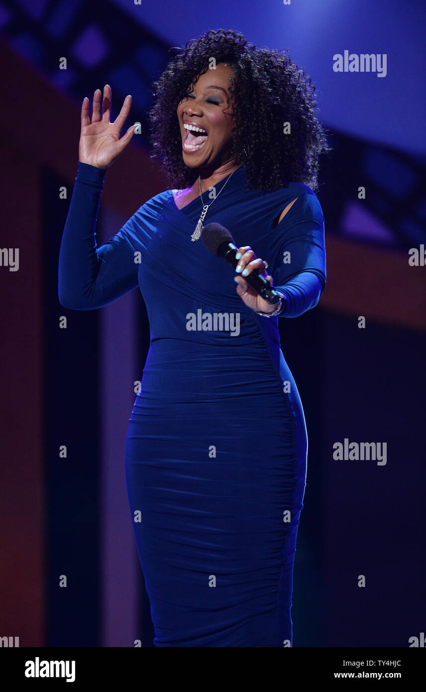 Singer Yolanda Adams performs onstage during BET's 13th annual ...