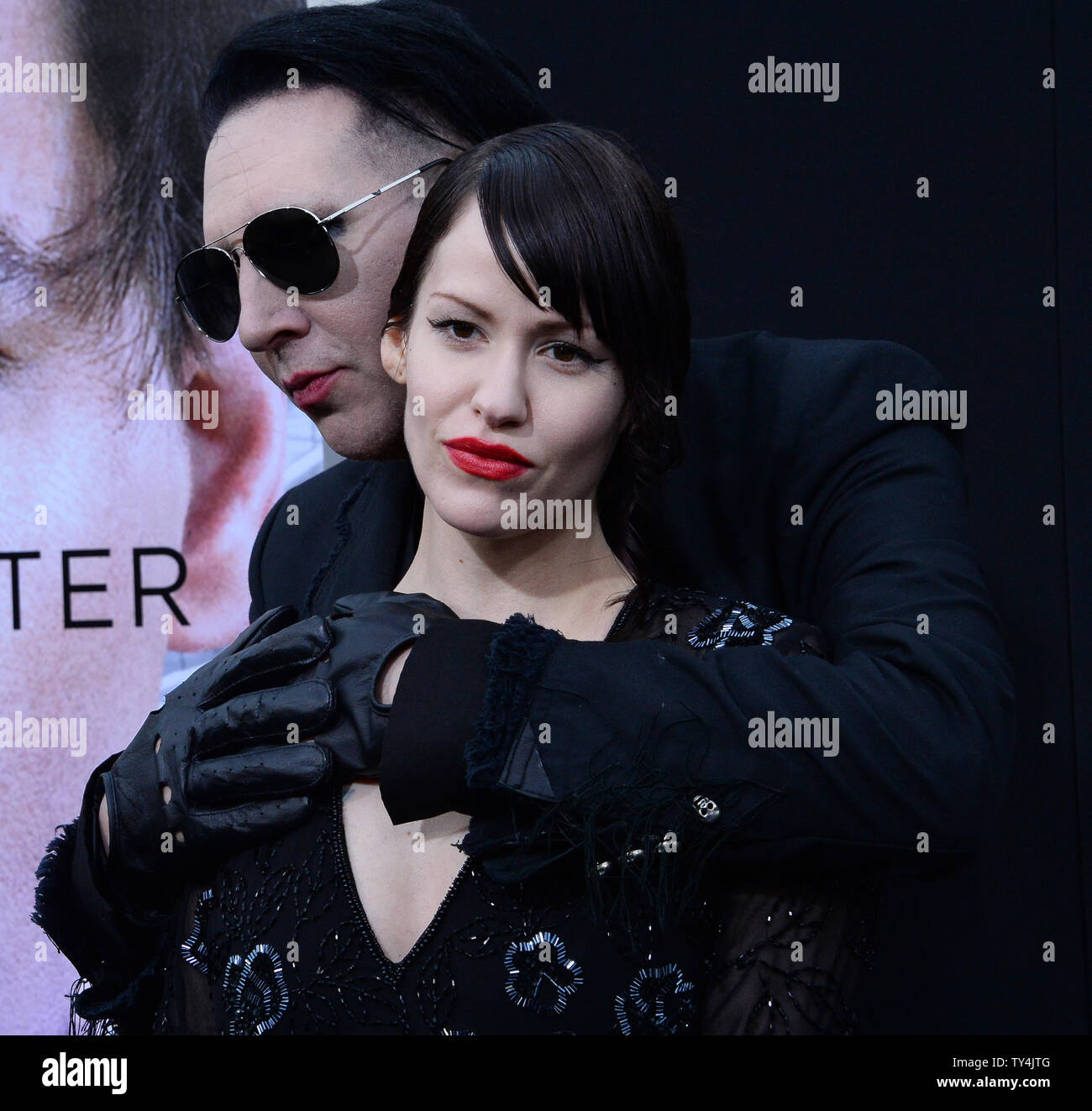 Marilyn manson and lindsay usich hi-res stock photography and images ...
