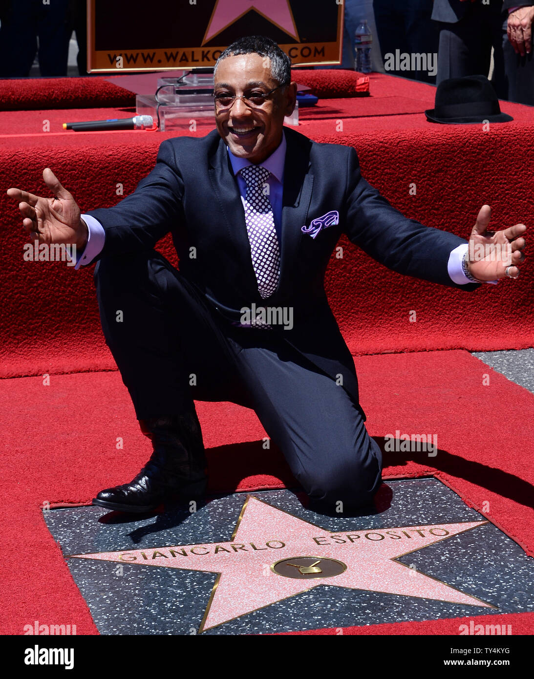 Television personality film and stage actor Giancarlo Esposito savors ...