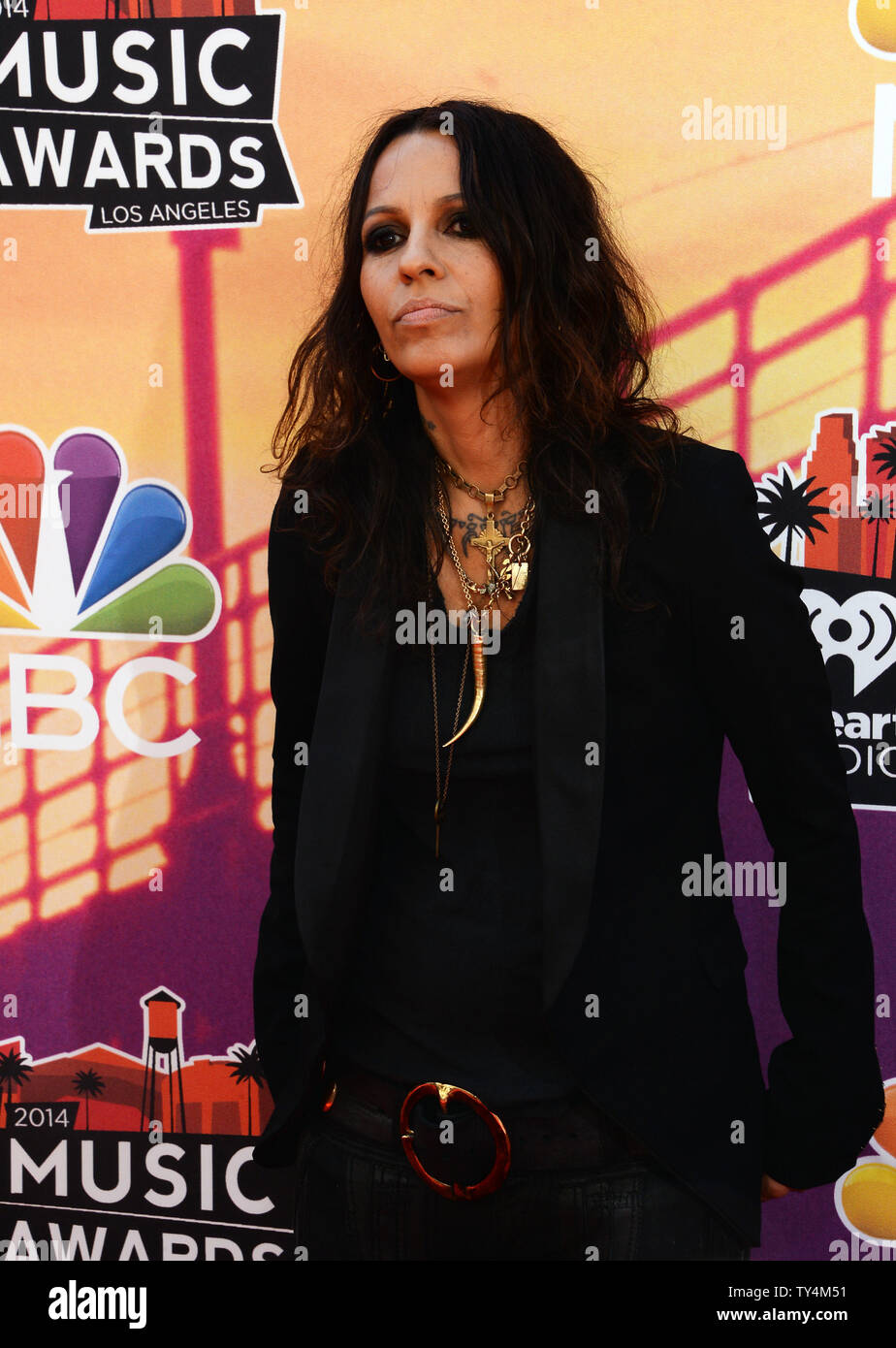 American rock musician Linda Perry attends the I Heart Radio Music ...
