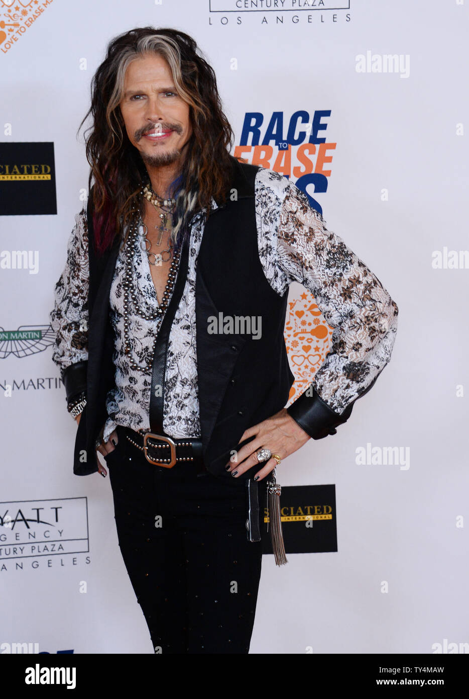 Singer and songwriter Steve Tyler attends the 21st annual Race To Erase ...