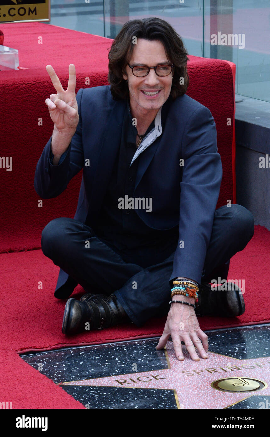 Musician, singer and songwriter Rick Springfield of Australia touches ...