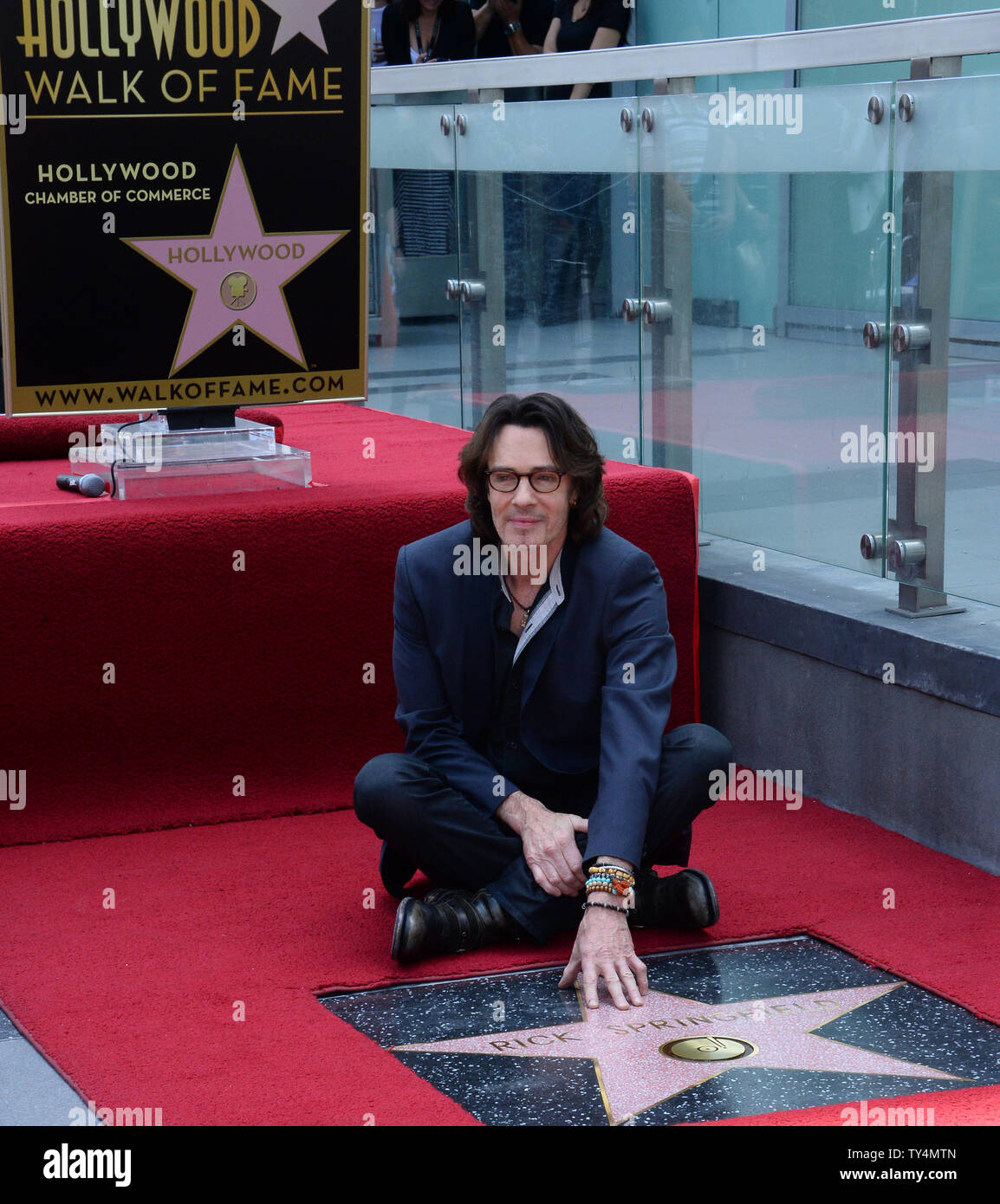 Musician, singer and songwriter Rick Springfield of Australia touches ...