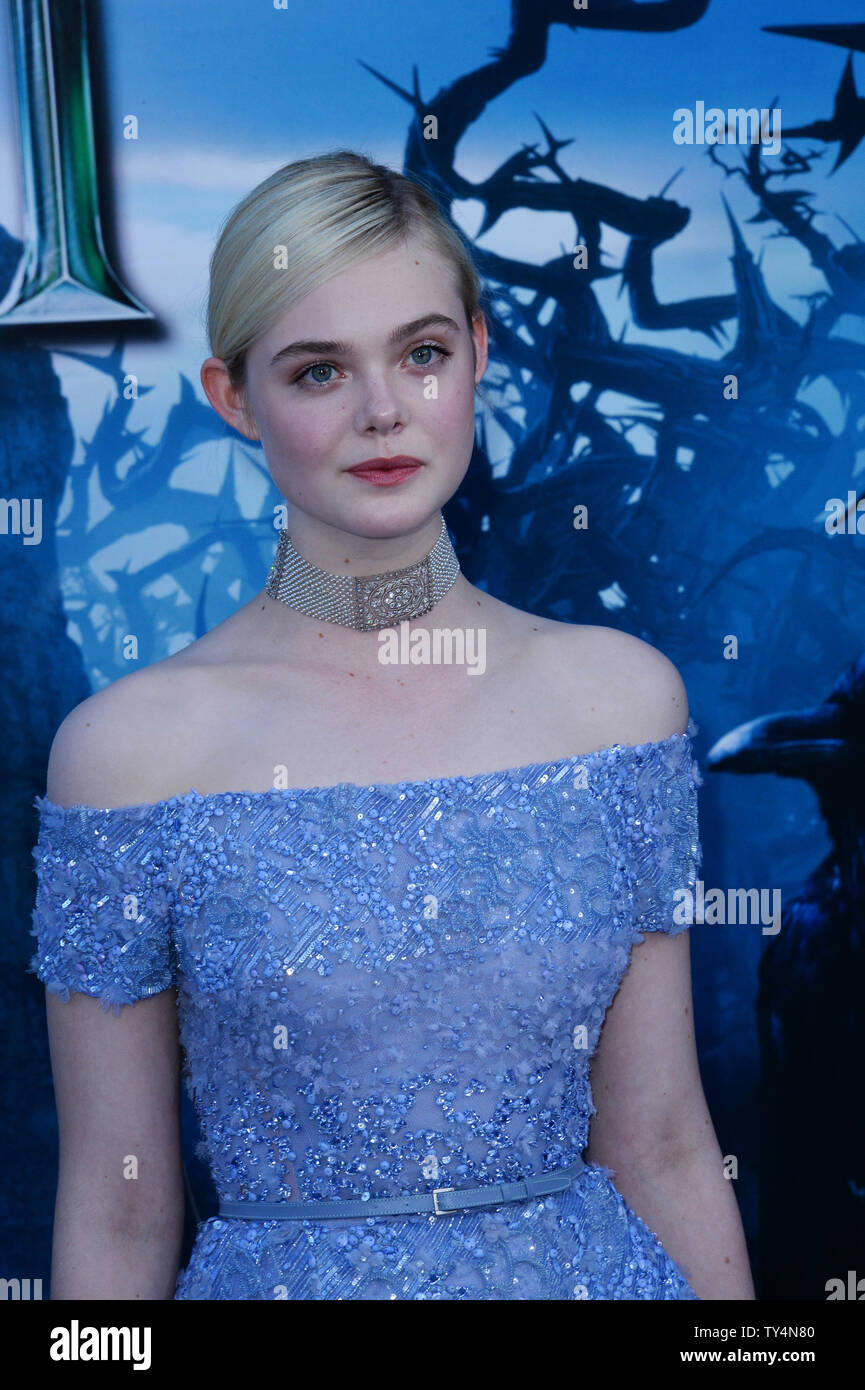 Cast member Elle Fanning attends the premiere of the motion picture ...