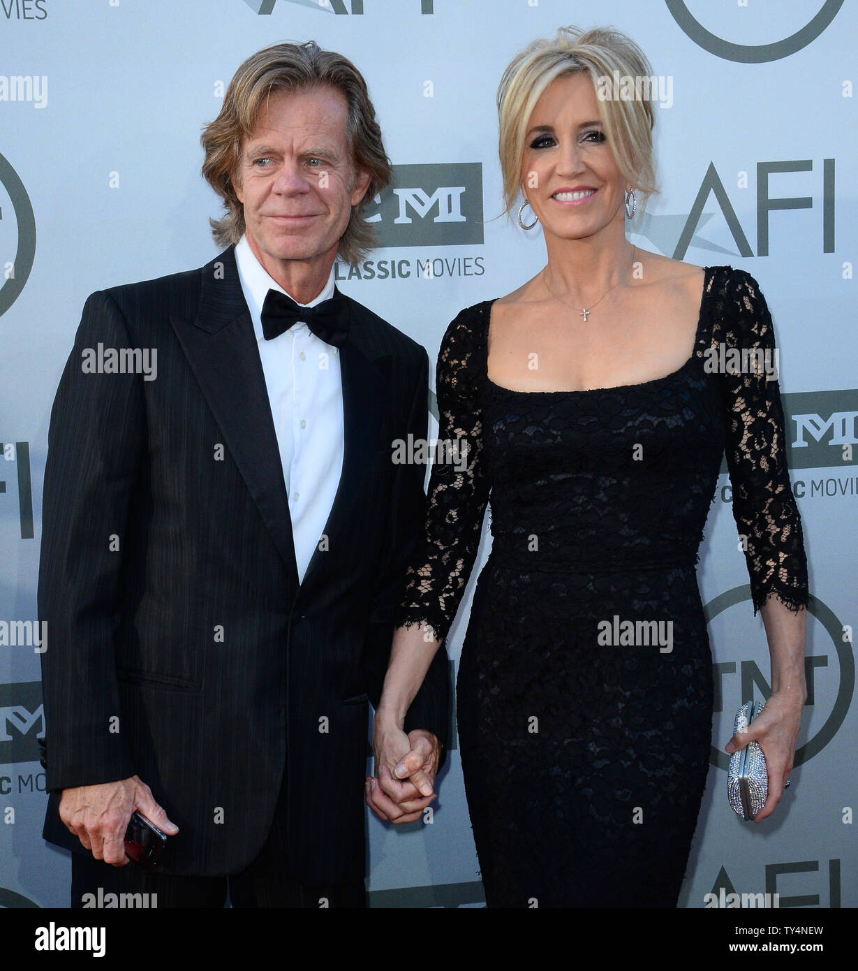 Actor William H. Macy and his wife, actress Felicity Huffman attend the ...