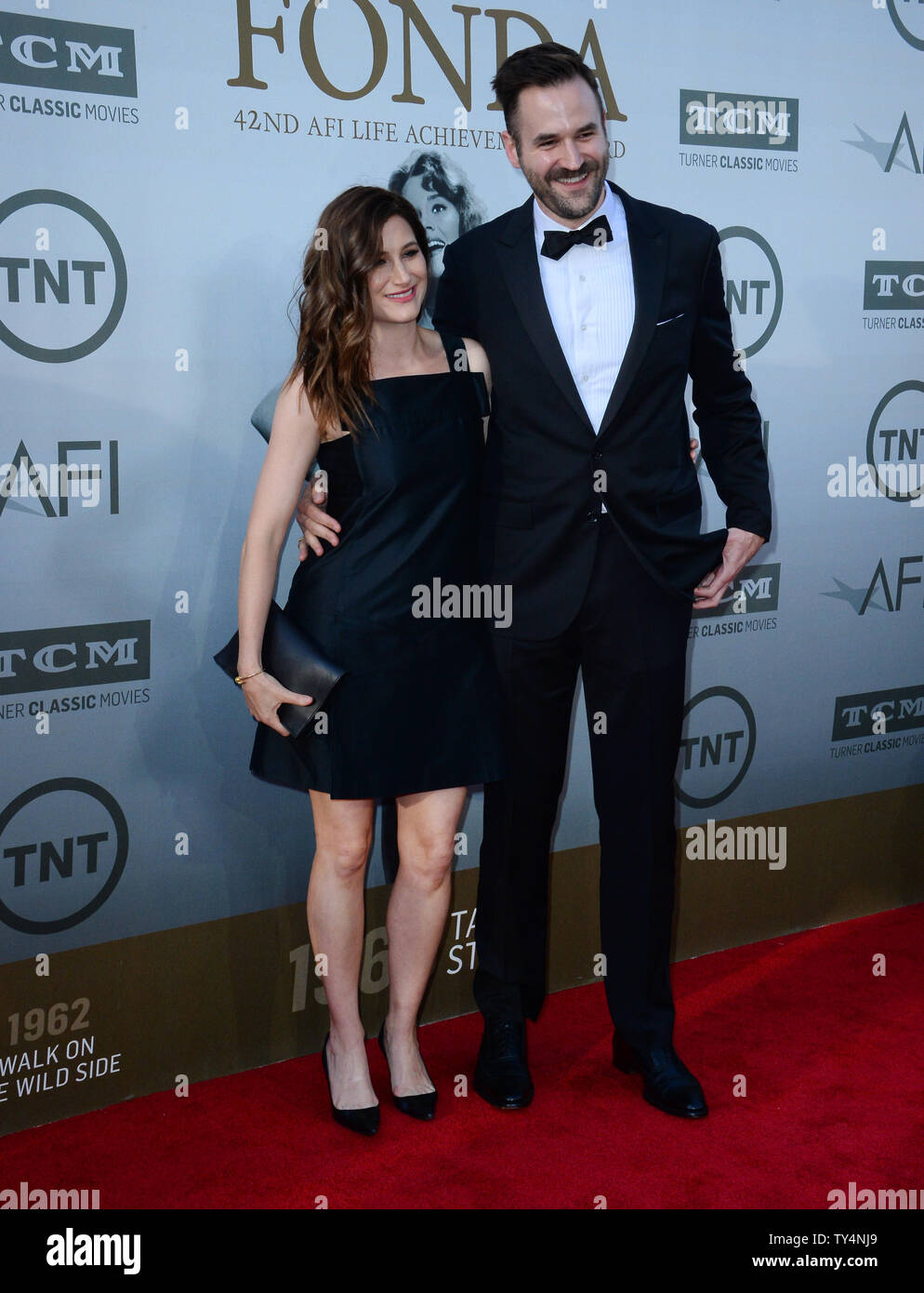 Actors Kathryn Hahn and Connor Barrett attend the American Film ...