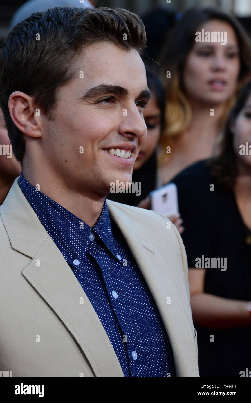 Actor Dave Franco attends the premiere of the motion picture crime ...