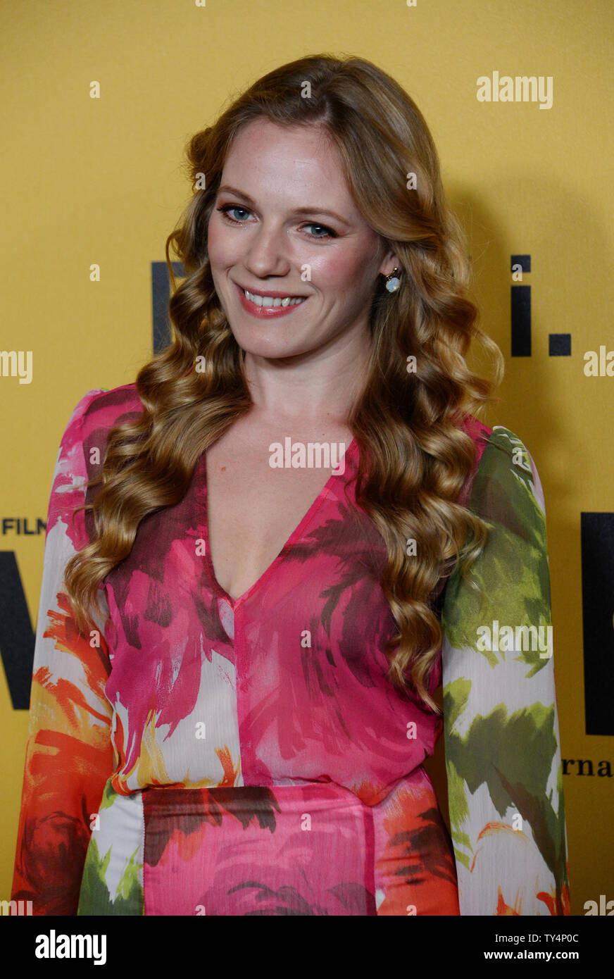 Actress Emma Bell attends the annual Women In Film Crystal + Lucy ...