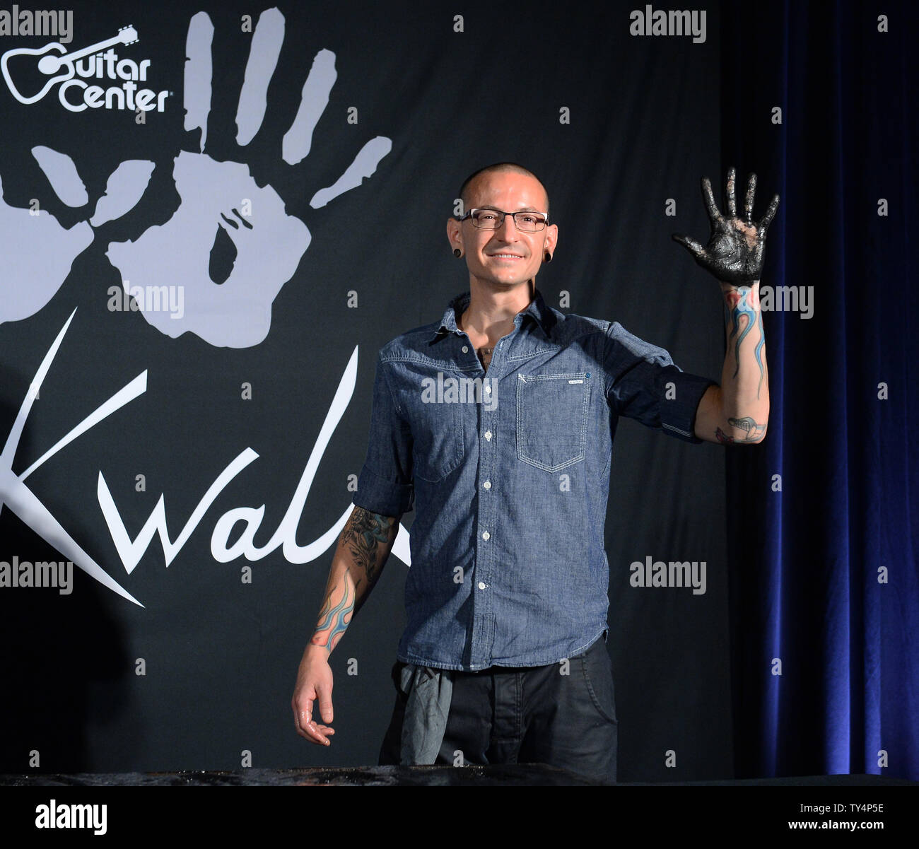 Linkin park rockwalk inducting ceremony hi-res stock photography and ...