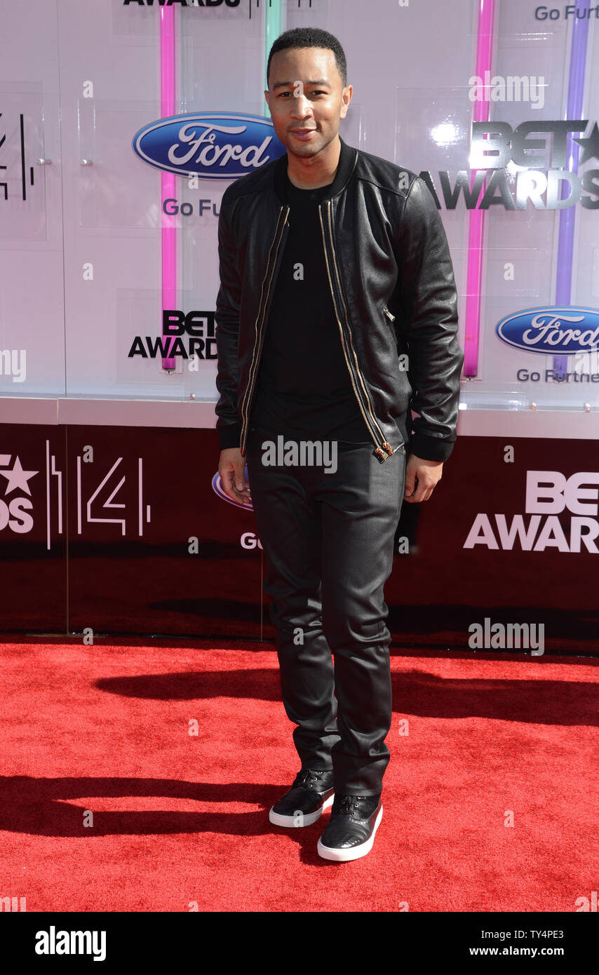 Musician John Legend attends the 14th annual BET Awards at Nokia ...