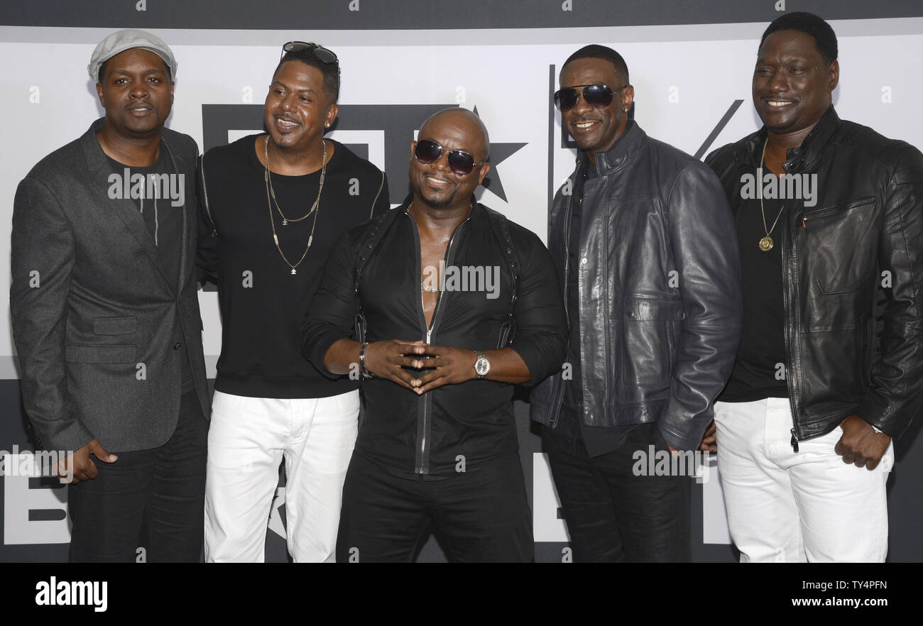 Musical group "Silk" appears backstage during the 14th annual BET ...