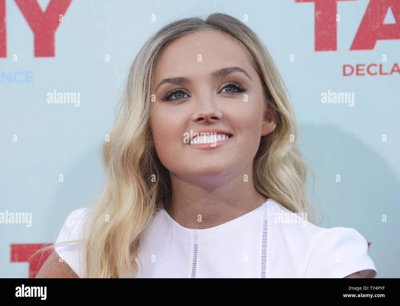 Cast member Mia Rose Frampton attends the premiere of "Tammy" in Los ...