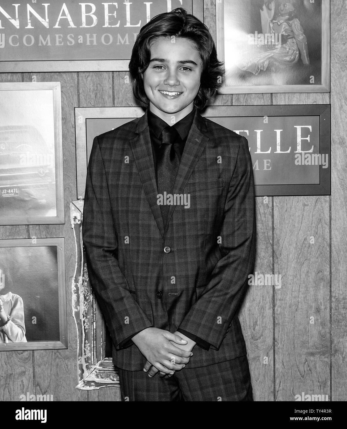 Westwood, CA - June 20, 2019: Luca Luhan attends the Premiere Of Warner ...