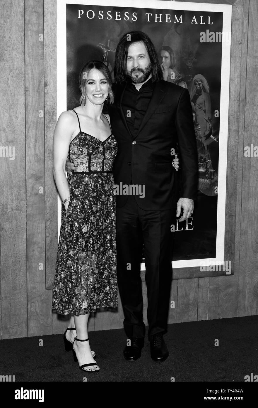 Westwood, CA - June 20, 2019: Gary Dauberman (R) and his wife ...