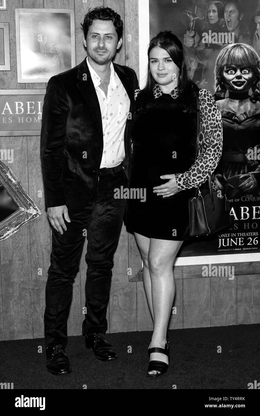 Westwood, CA - June 20, 2019: Andy Bean and guest attend the Premiere ...