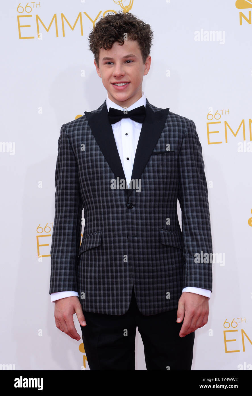 Actor Nolan Gould arrives at the Primetime Emmy Awards at the Nokia ...