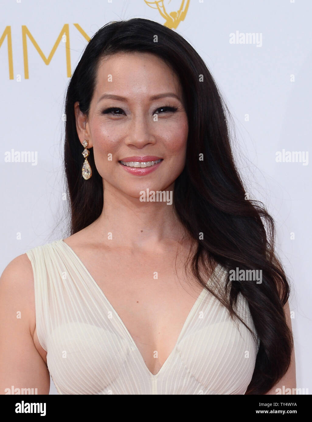 Actress Lucy Liu arrives at the Primetime Emmy Awards at the Nokia ...