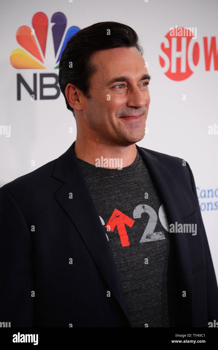 Actor Jon Hamm attends the 4th Biennial Stand Up To Cancer fundraiser ...