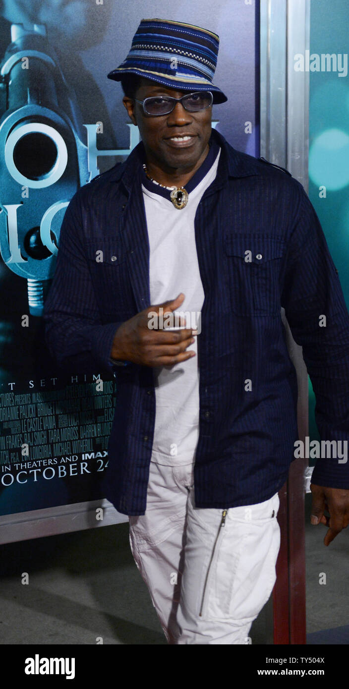 Actor Wesley Snipes attends the premiere of the motion picture thriller ...