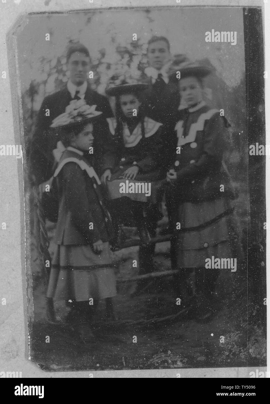 Franklin D. Roosevelt, standing in back left; others in picture; front ...