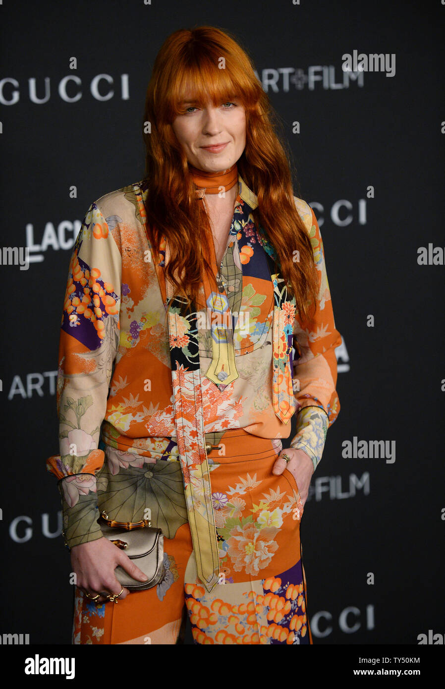Singer Florence Welch attends the fourth annual LACMA Art + Film gala ...