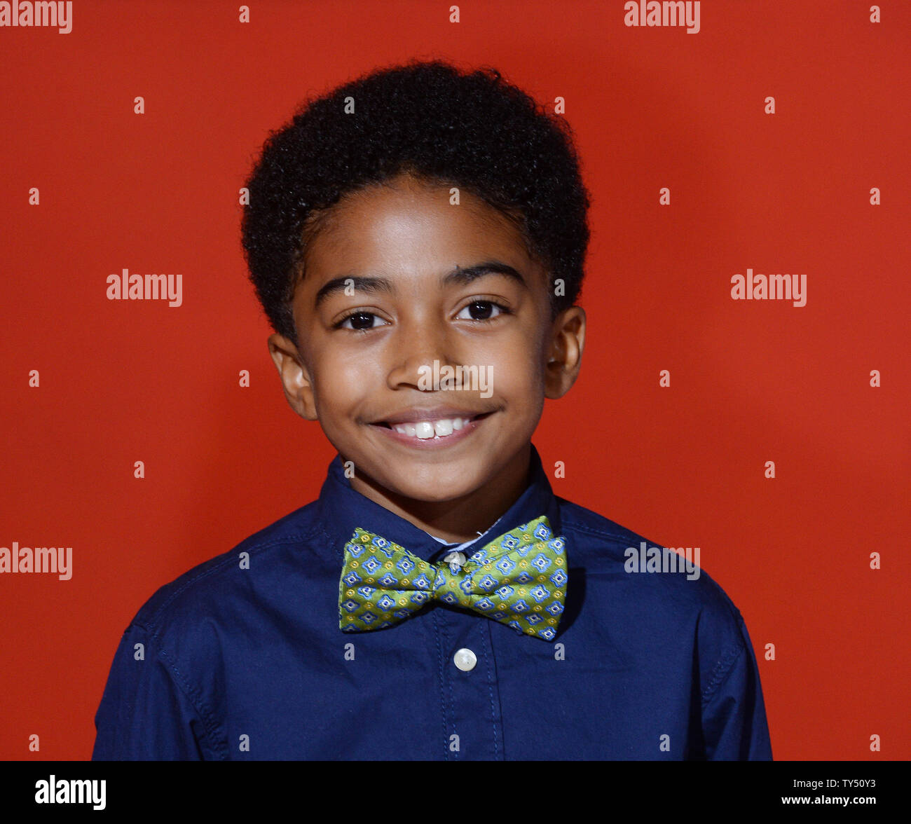 Actor Miles Brown attends the premiere of the animated sci-fi motion ...