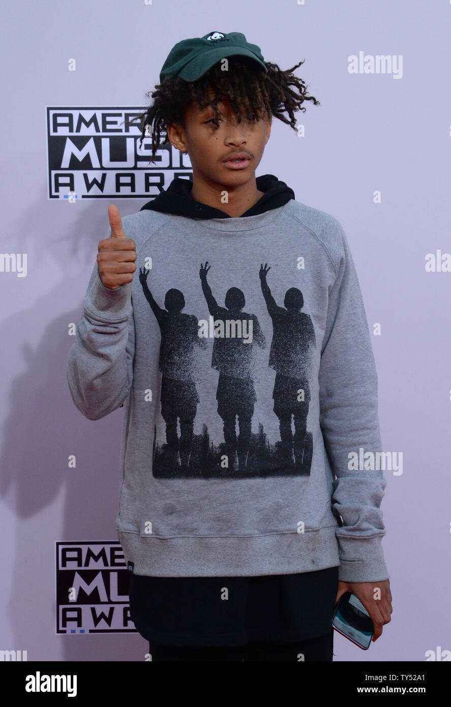 Actor and singer Jaden Smith arrives for the 42nd annual American Music ...