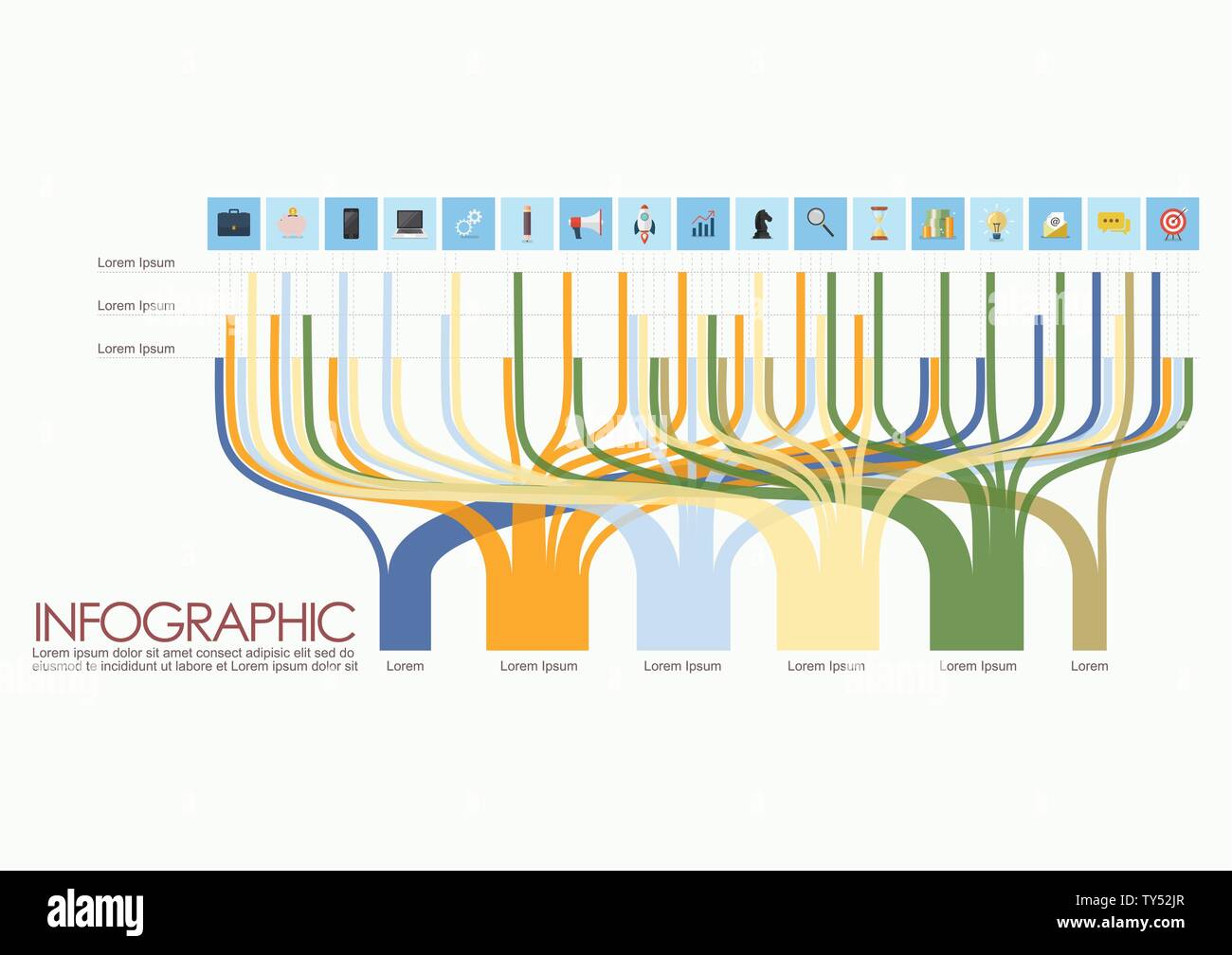 Tree infographic hi-res stock photography and images - Alamy