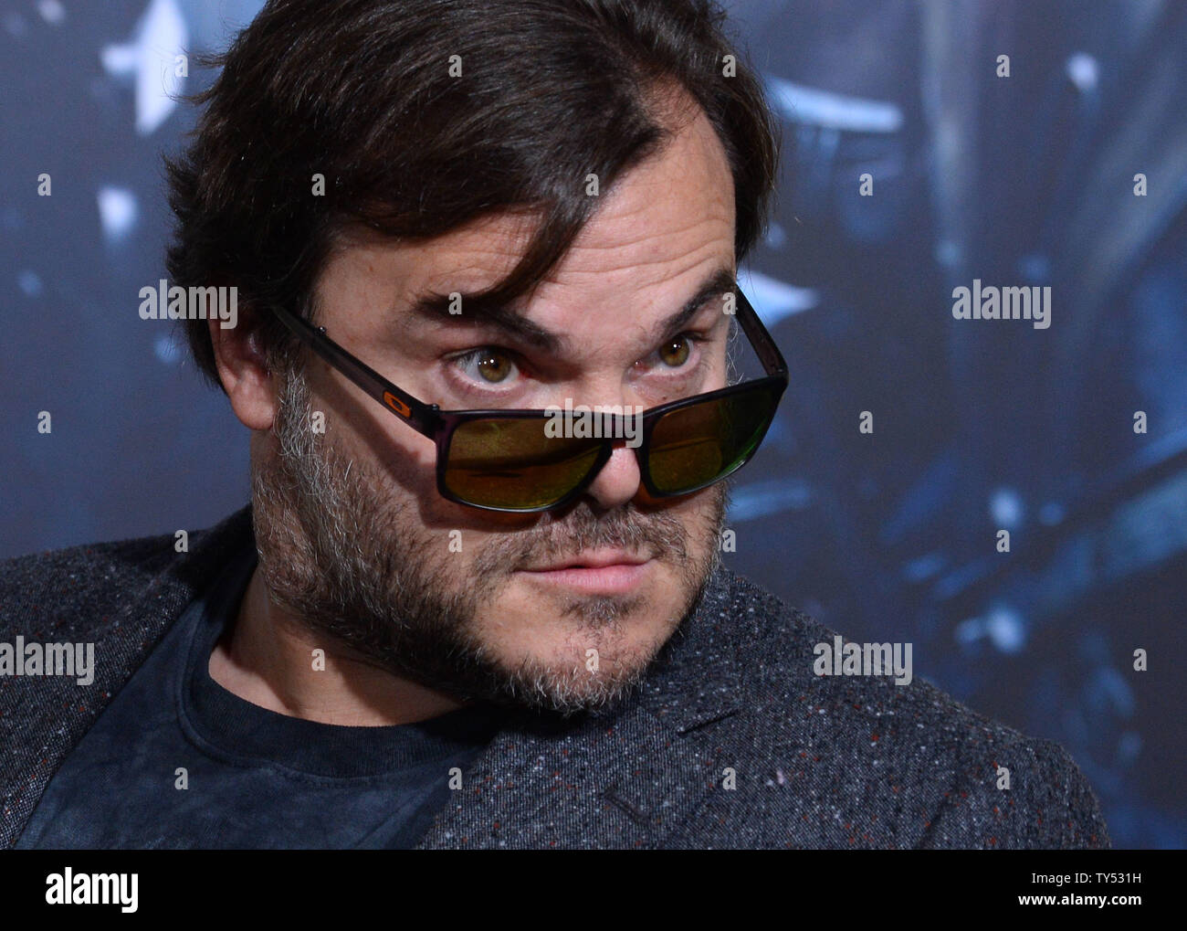Actor Jack Black attends the premiere of the motion picture fantasy ...