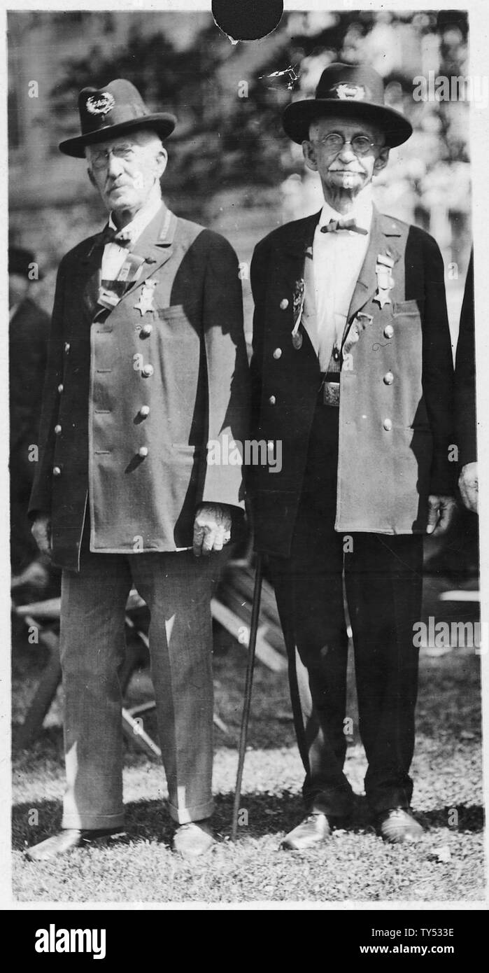 GAR members Stevens & Bell of Missouri. Grand Rapids, Michigan.; Scope ...