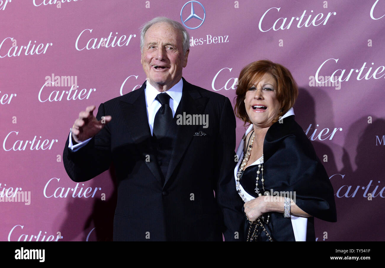 Jerry Weintraub, left, and Susan Ekins attend the 26th annual Palm ...