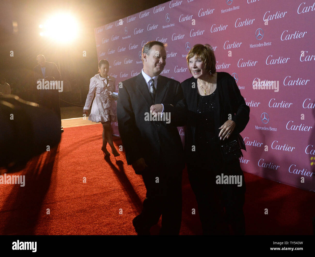 Actress Shirley MacLaine, right, and Richard Linklater attend the 26th ...