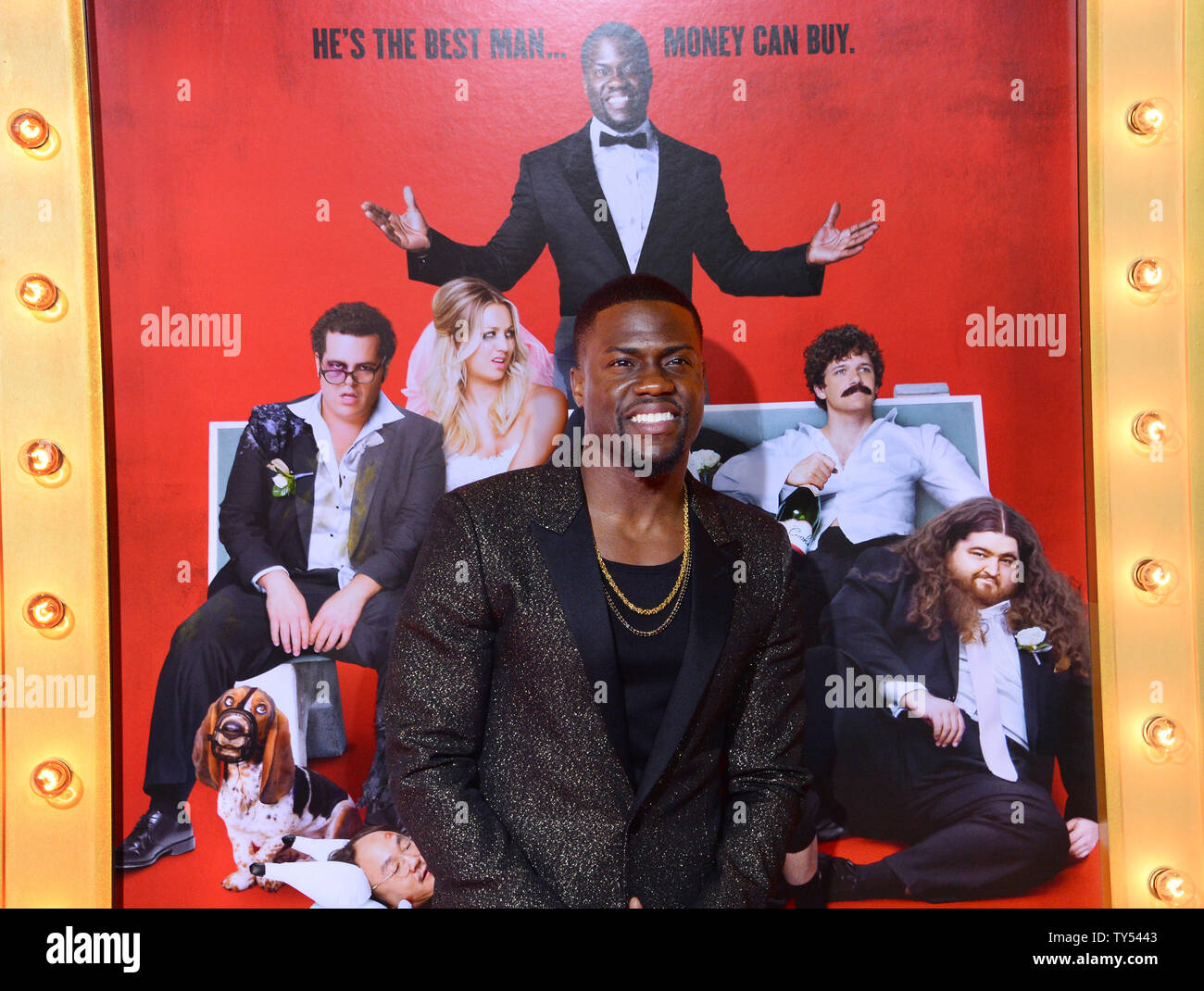 Cast member Kevin Hart attends the premiere of the motion picture ...